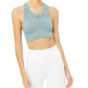 ALO Yoga Tops | Alo Current Tank White Fleck White | Poshmark